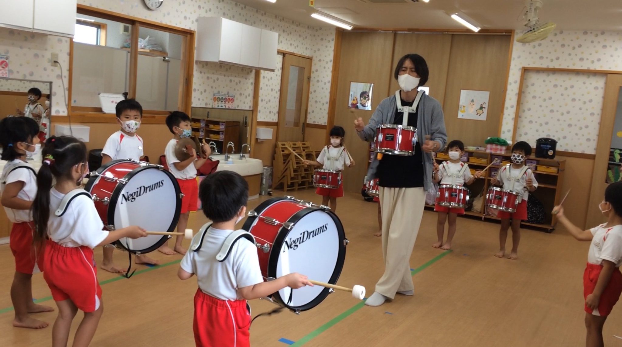5歳児プロジェクト保育（運動会鼓笛隊）その2 | きらり美南保育園